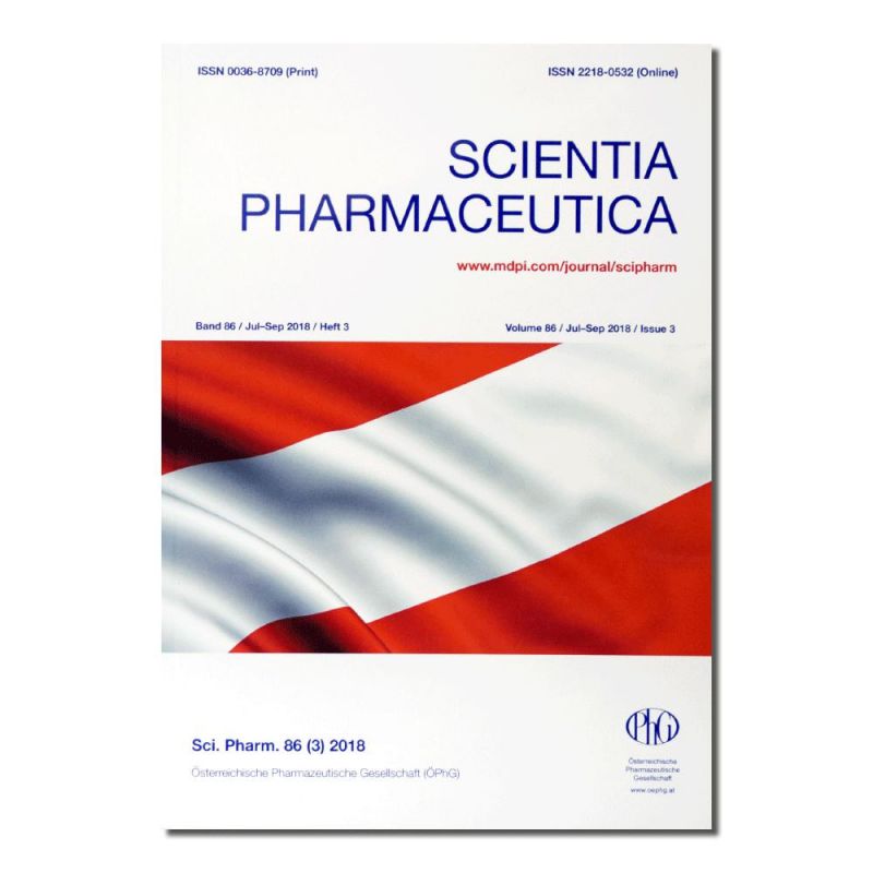 Scientia Pharmaceutica Einzelheft | Scientia Pharmazeutika Einzelheft ...